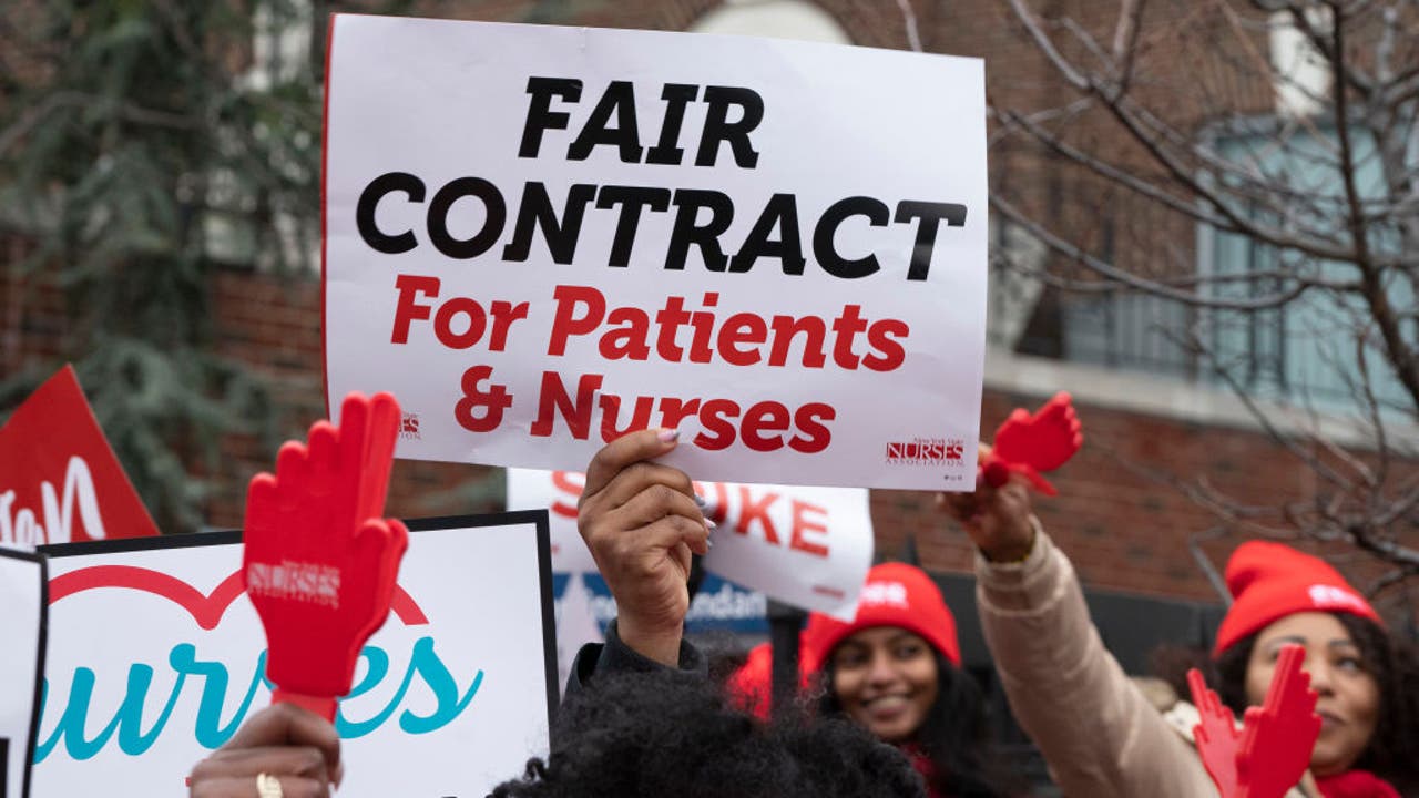 NYC nurses strike latest: Thousands threaten to walk off the job as ...
