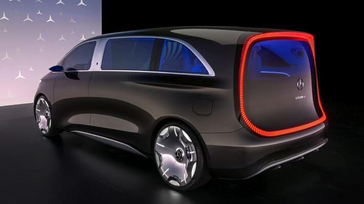 Conceito Vision V antecipa o futuro das vans da Mercedes-Benz