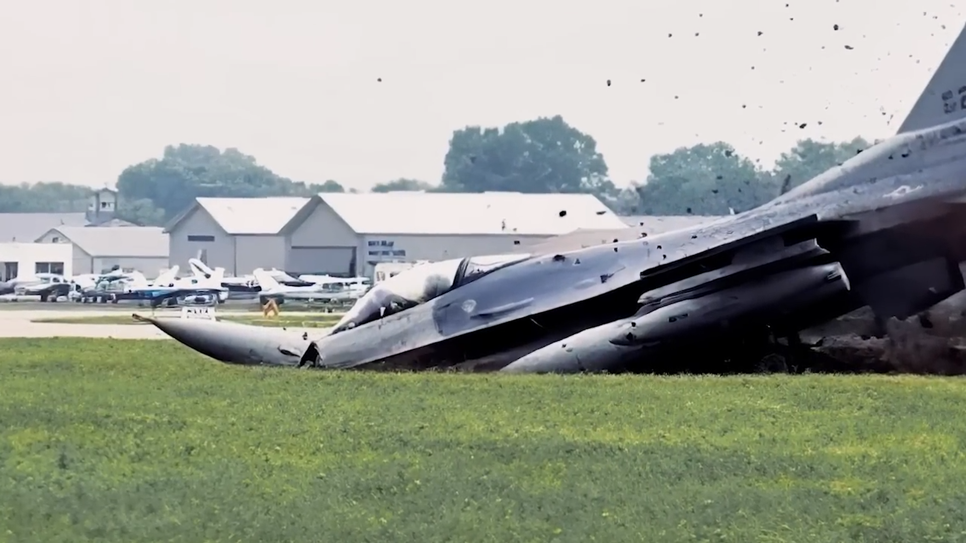 Unconscious pilot saved seconds before impact | Chilling F-16 footage