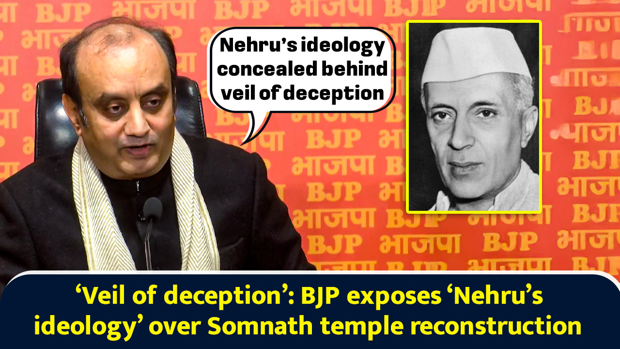 ‘Veil of deception’: BJP exposes ‘Nehru’s ideology’ over Somnath temple ...