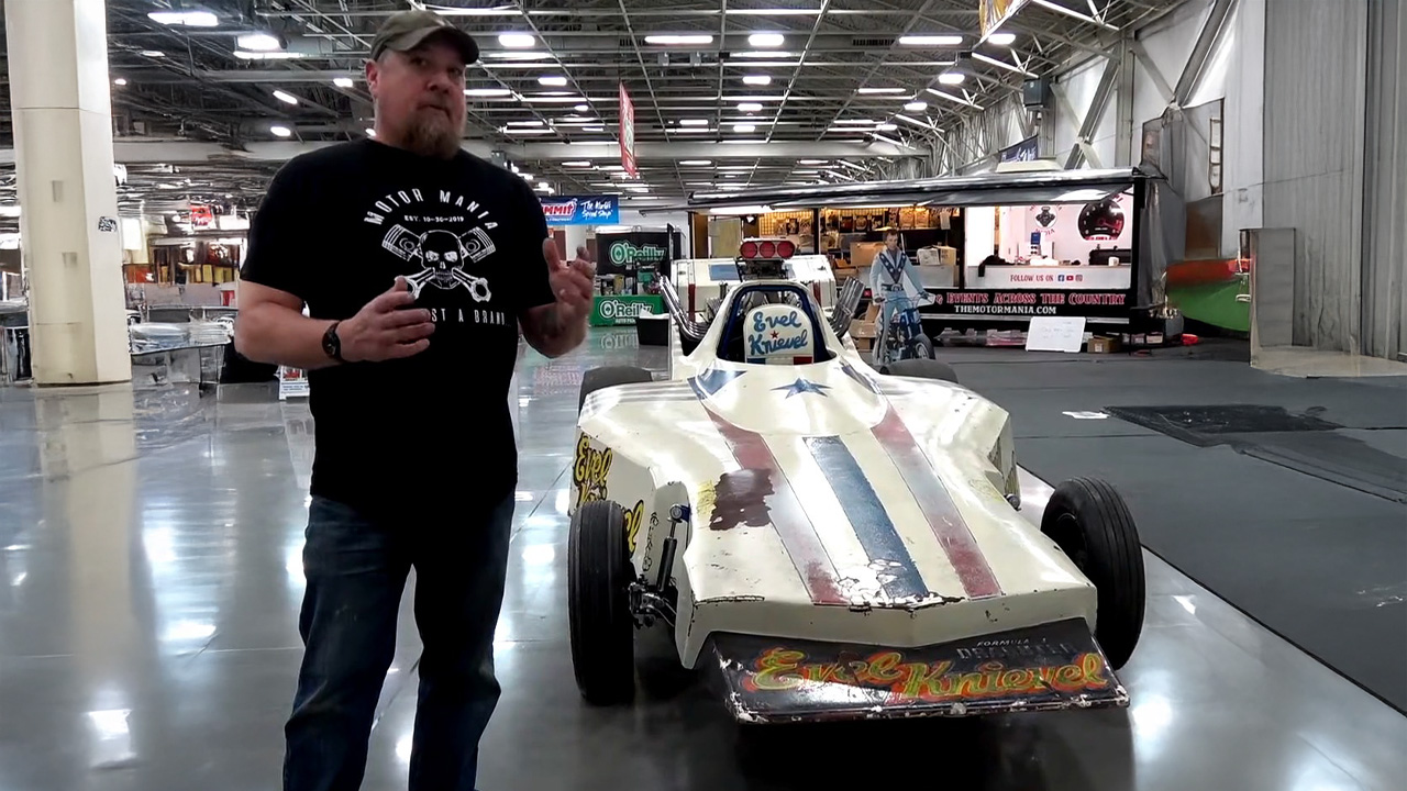 Evel Knievel’s legendary dragster and rocket