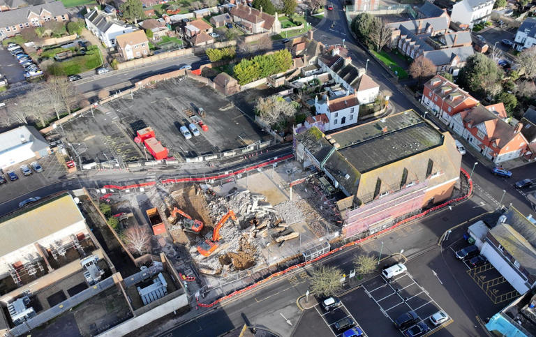 New pictures show huge chunk of former West Sussex superstore has been ...