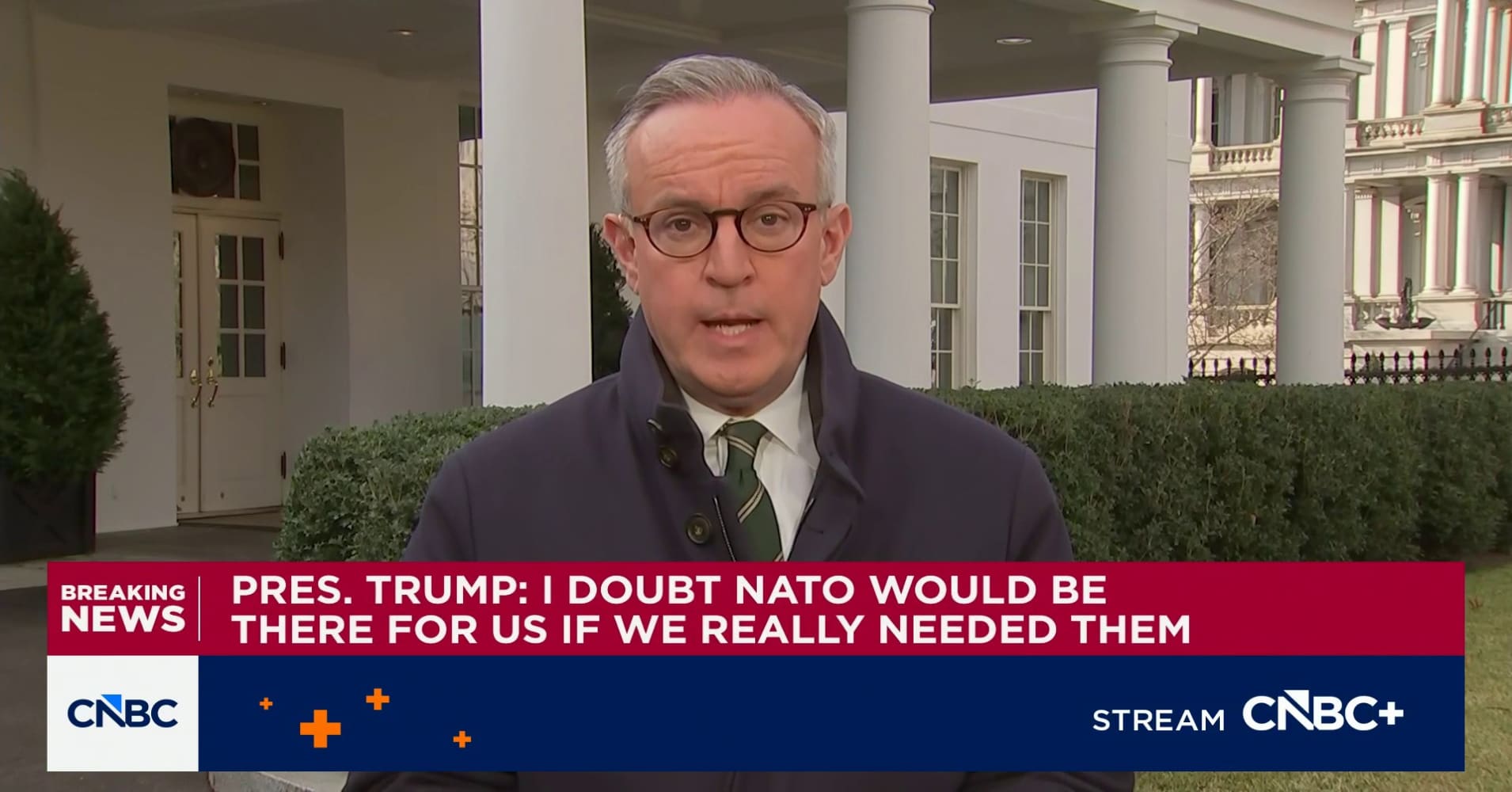 President Trump: I doubt NATO would be there for us if we really needed ...