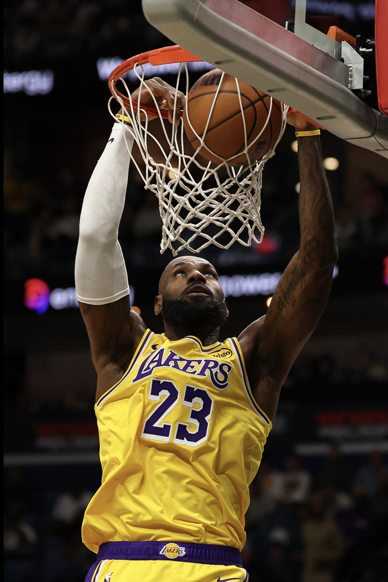 LeBron, Luka shine as Lakers hold off Pelicans