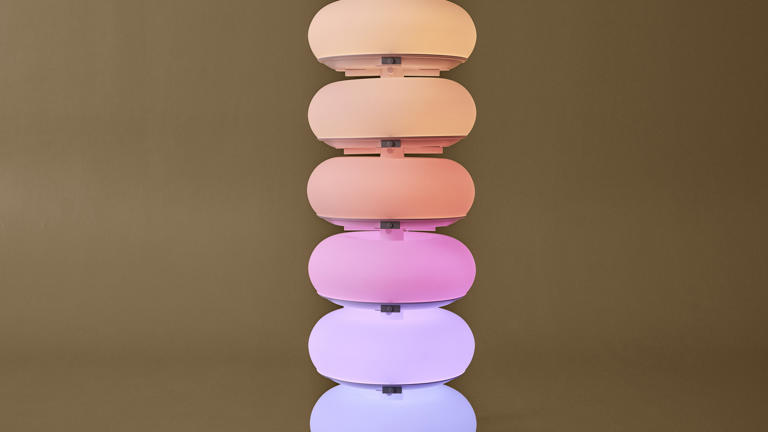 IKEA's new smart light is a donut-shaped lamp that shifts through a ...