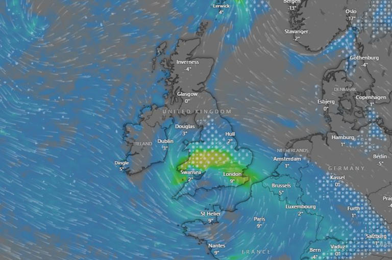 Storm Goretti live tracker map shows path of snow chaos