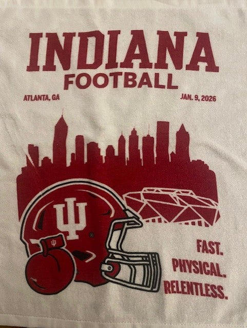 'Hoosier Hysteria': IU fans brave long lines for Peach Bowl rally towels