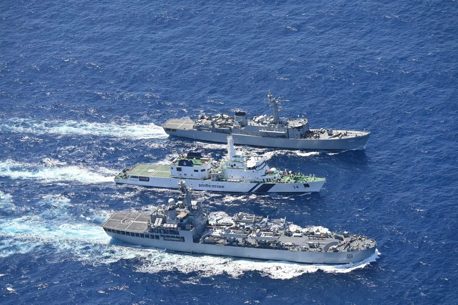 Ships of Indian Navy's first training squadron to be deployed to South ...