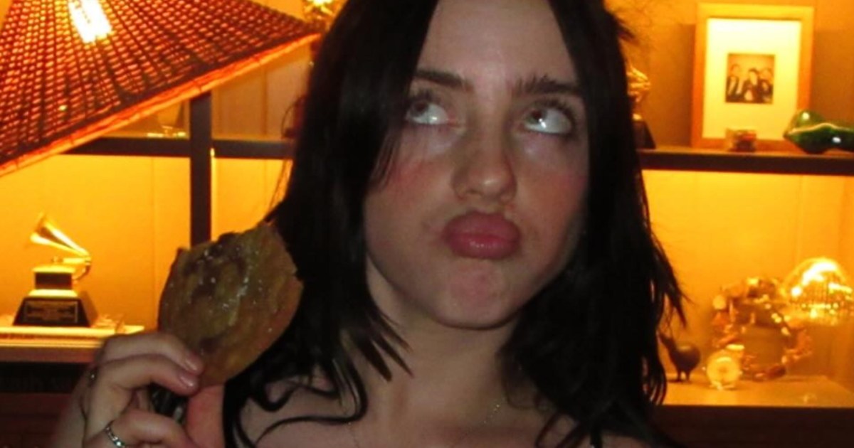 Billie Eilish risks it all with bold top held up by just 2 strings