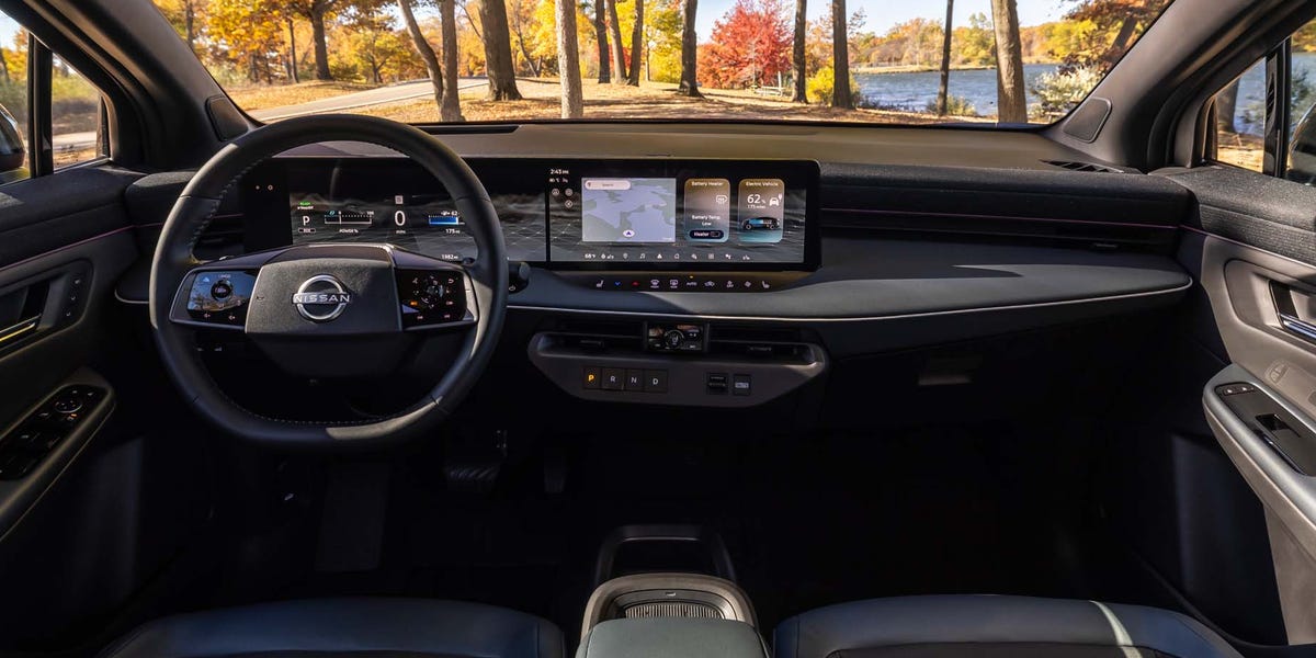 View interior photos of the 2026 Nissan Leaf