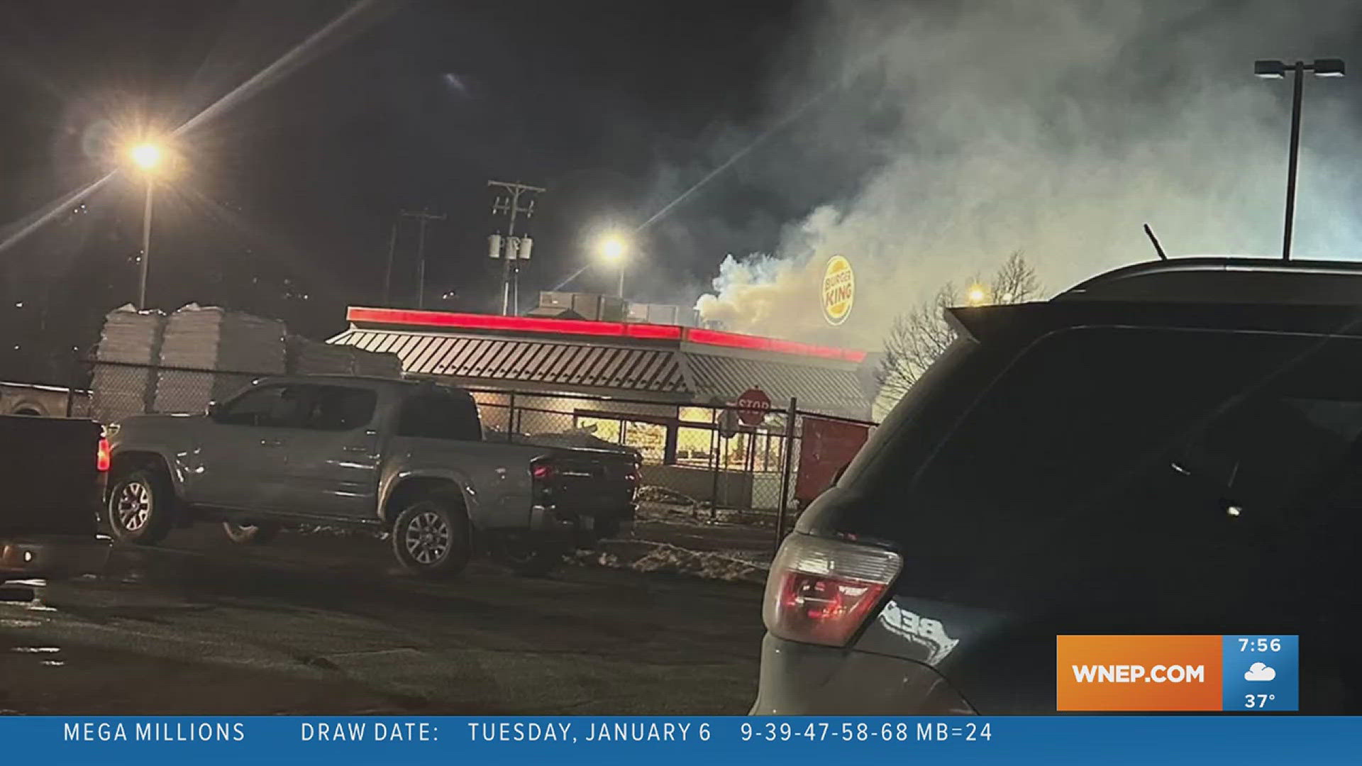 Burger King in Carbondale catches fire