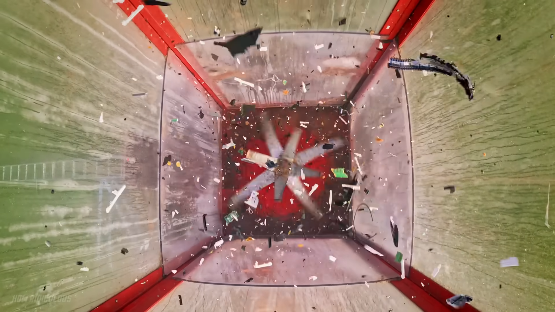 We dumped 10,000 glow sticks into the world’s largest blender