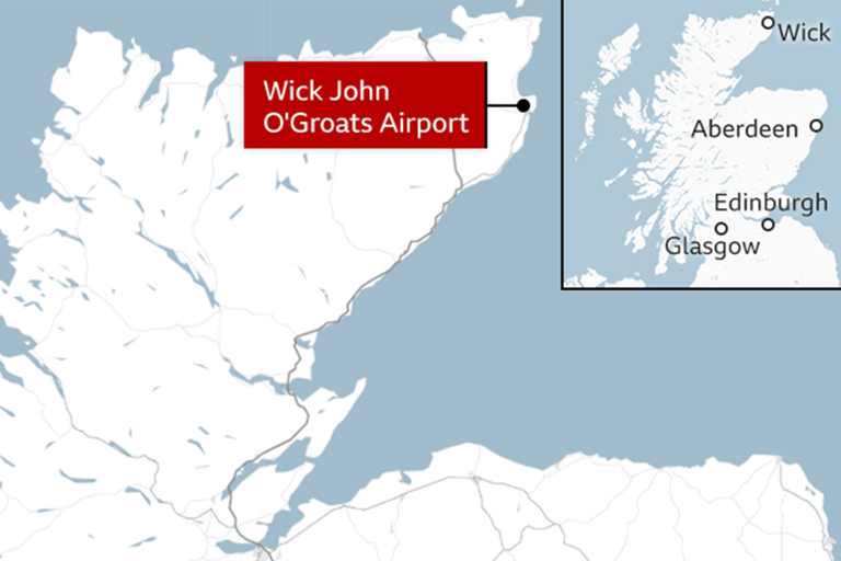 US planes land at Scottish airport during operation to seize tanker