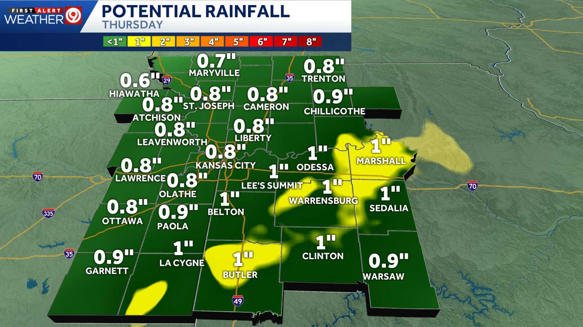 Weather blog: Unusually heavy rain expected Thursday, temperatures ...