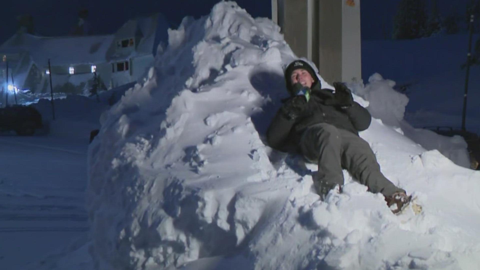 Mt. Hood gets heavy snowfall to really kick off ski season