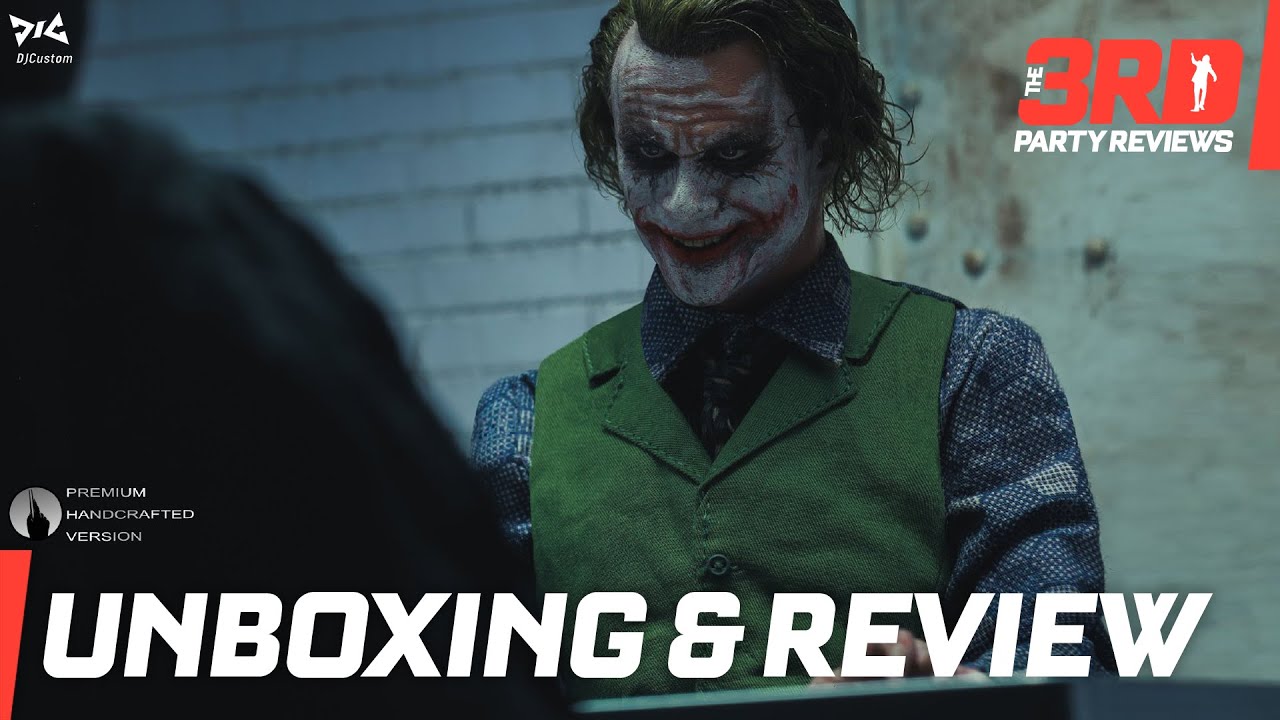 DJ custom Joker 1/6 scale figure unboxing