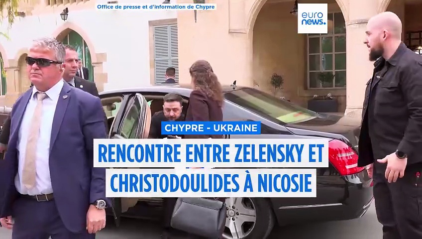 Chypre-Ukraine : Nikos Christodoulides et Volodymyr Zelensky se ...
