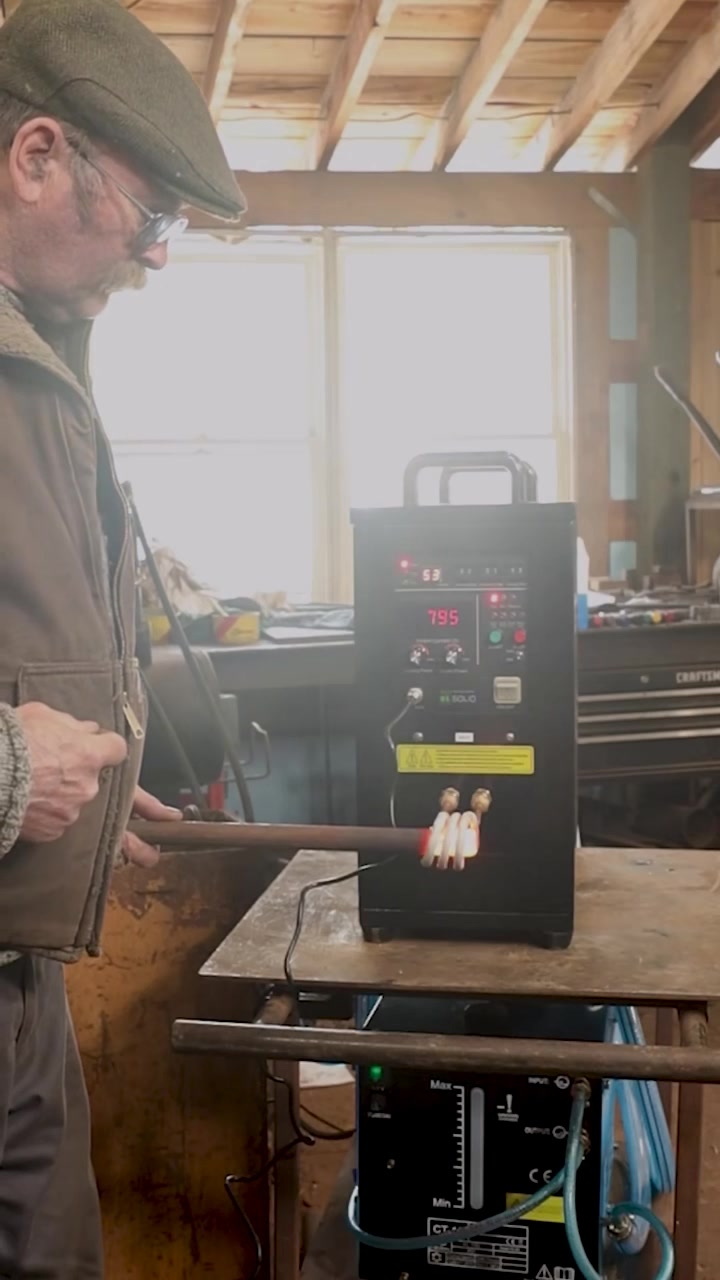 Using an induction forge
