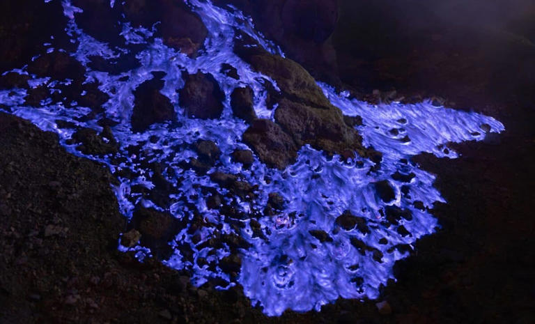 This Volcano’s Lava Isn’t Red; It’s Electric Blue, and Here’s Why!