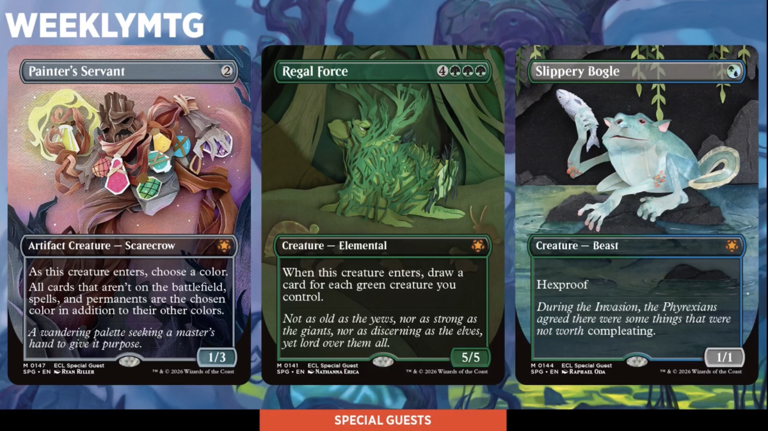 Lorwyn eclipsed special guest cards revealed