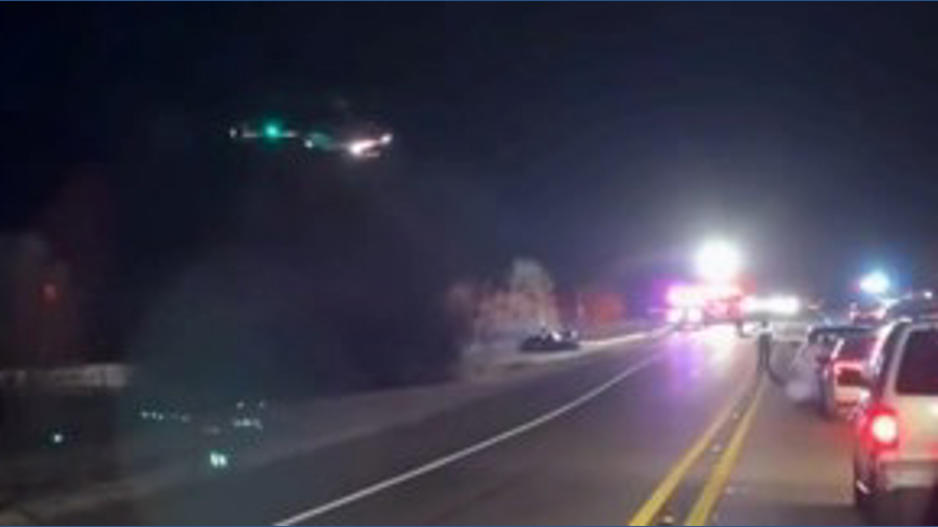 Life flight landing at crash in Coryell County