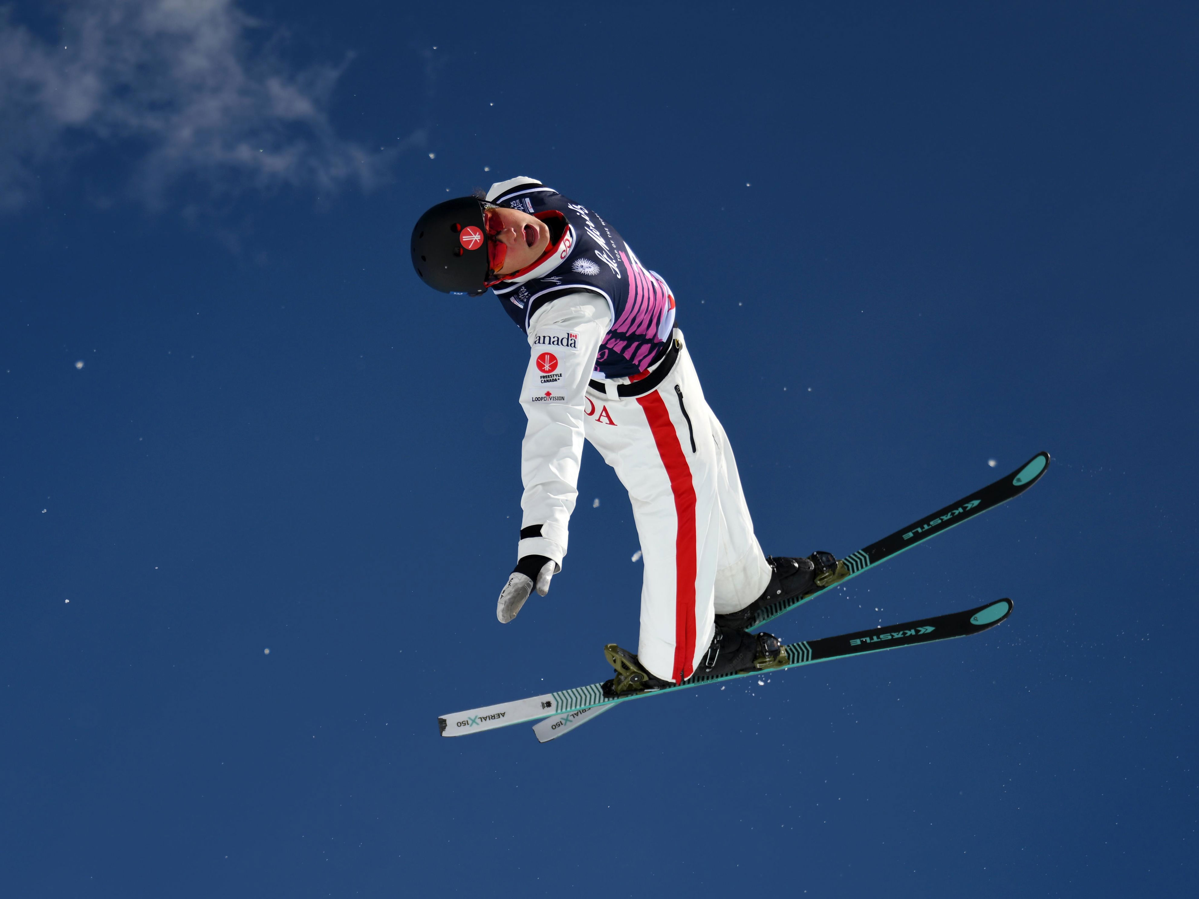Marion Thénault au pied du podium lors de la deuxième journée à Lac ...