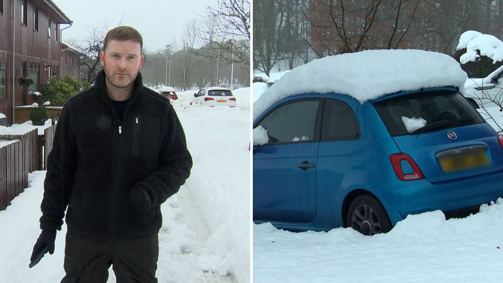 'Relentless' snow in parts of UK