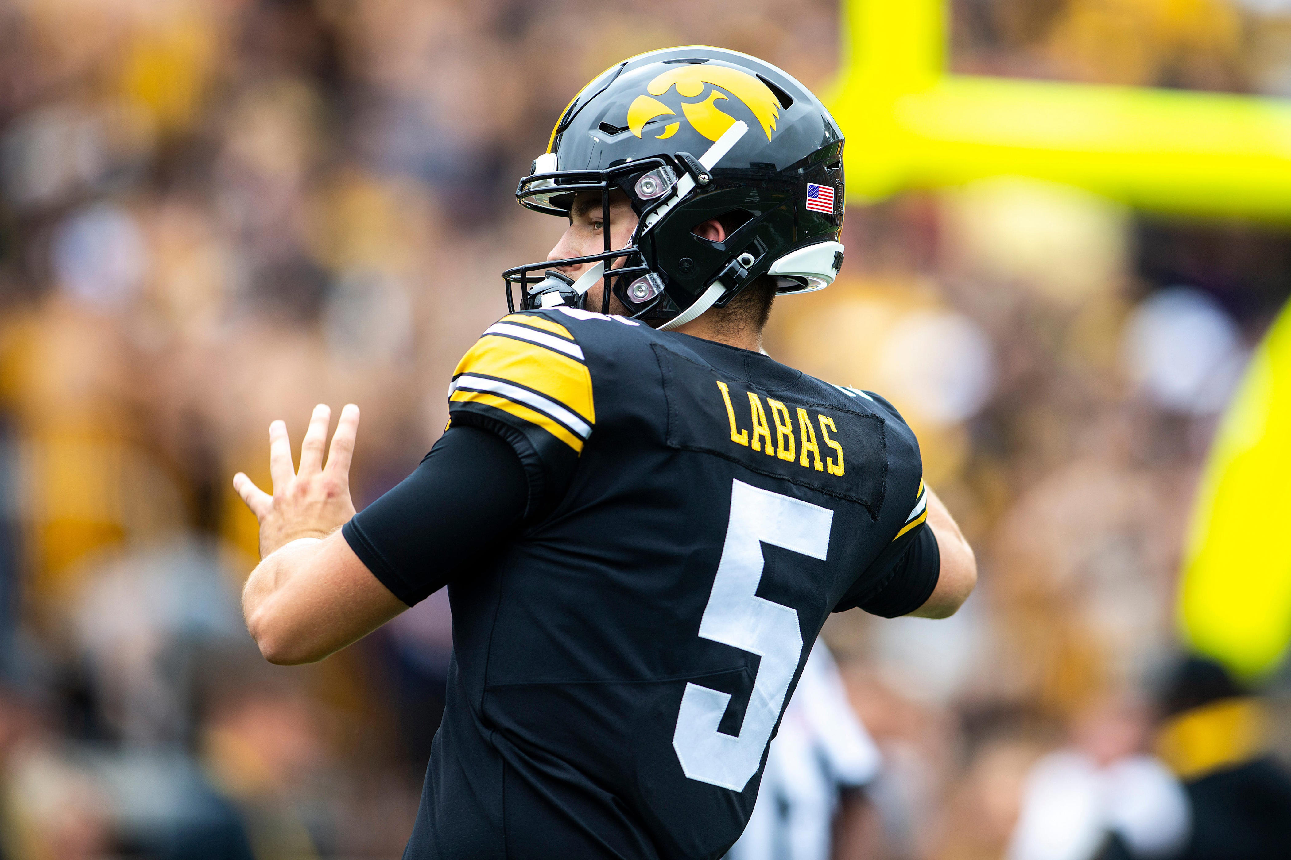 Former Iowa football quarterback Joe Labas declares for NFL draft