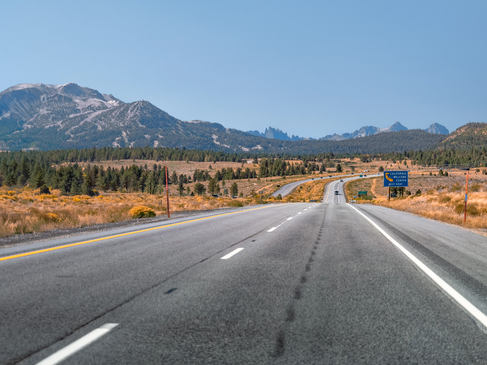 Scenic drives in the Sierra Nevada