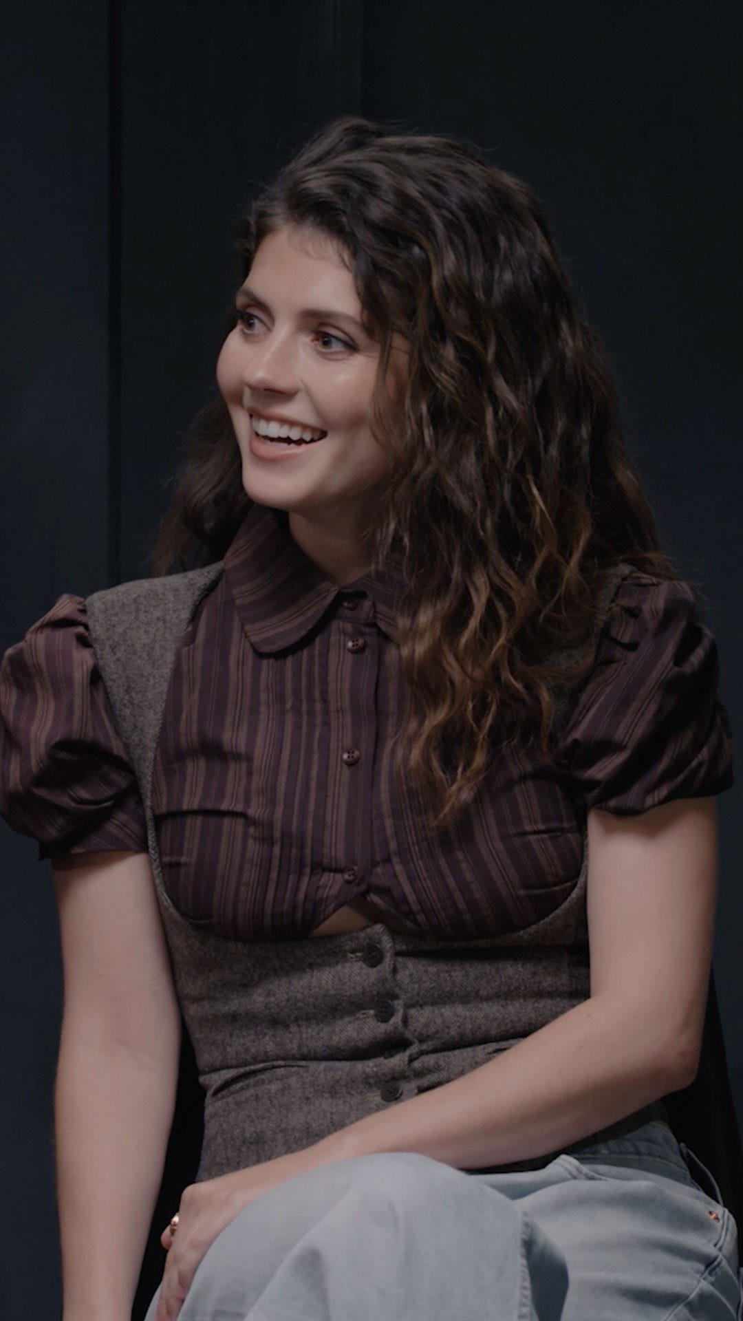 Emily Bader attempts to deceive Tom Blyth and Emily Henry