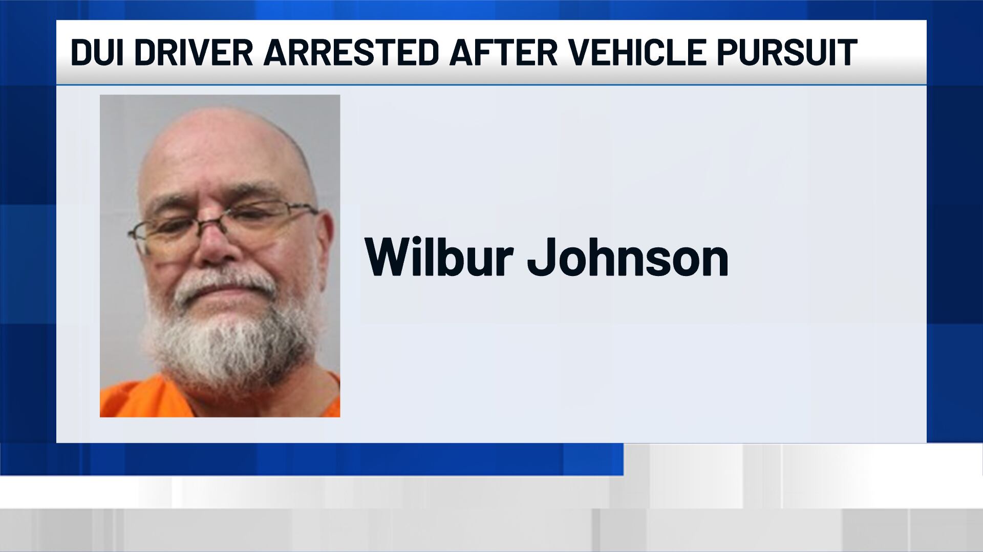 DUI driver arrested after vehicle pursuit