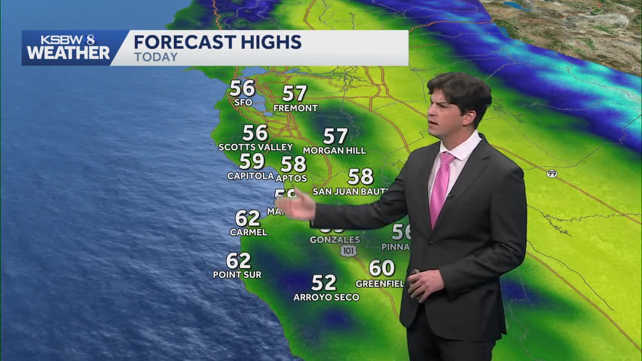 January 7th KSBW weather forecast