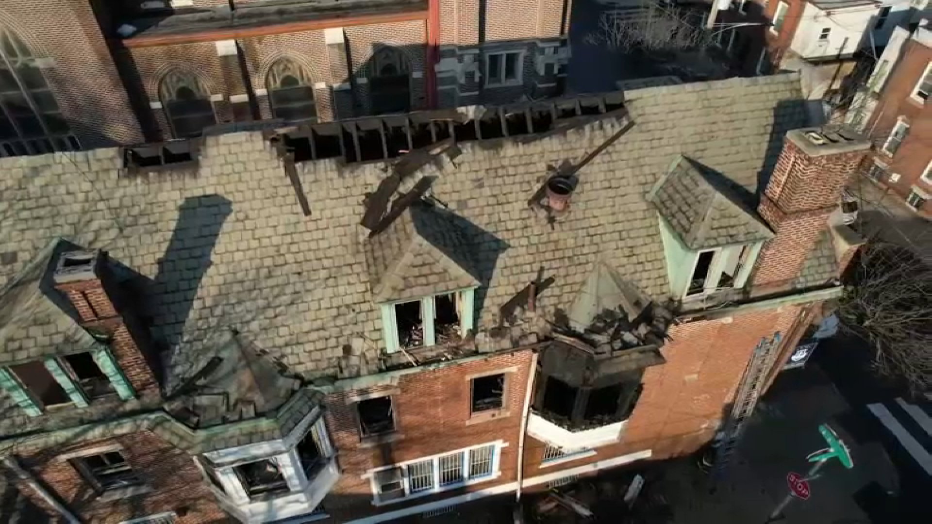 Two people hospitalized after building fire in South Philadelphia