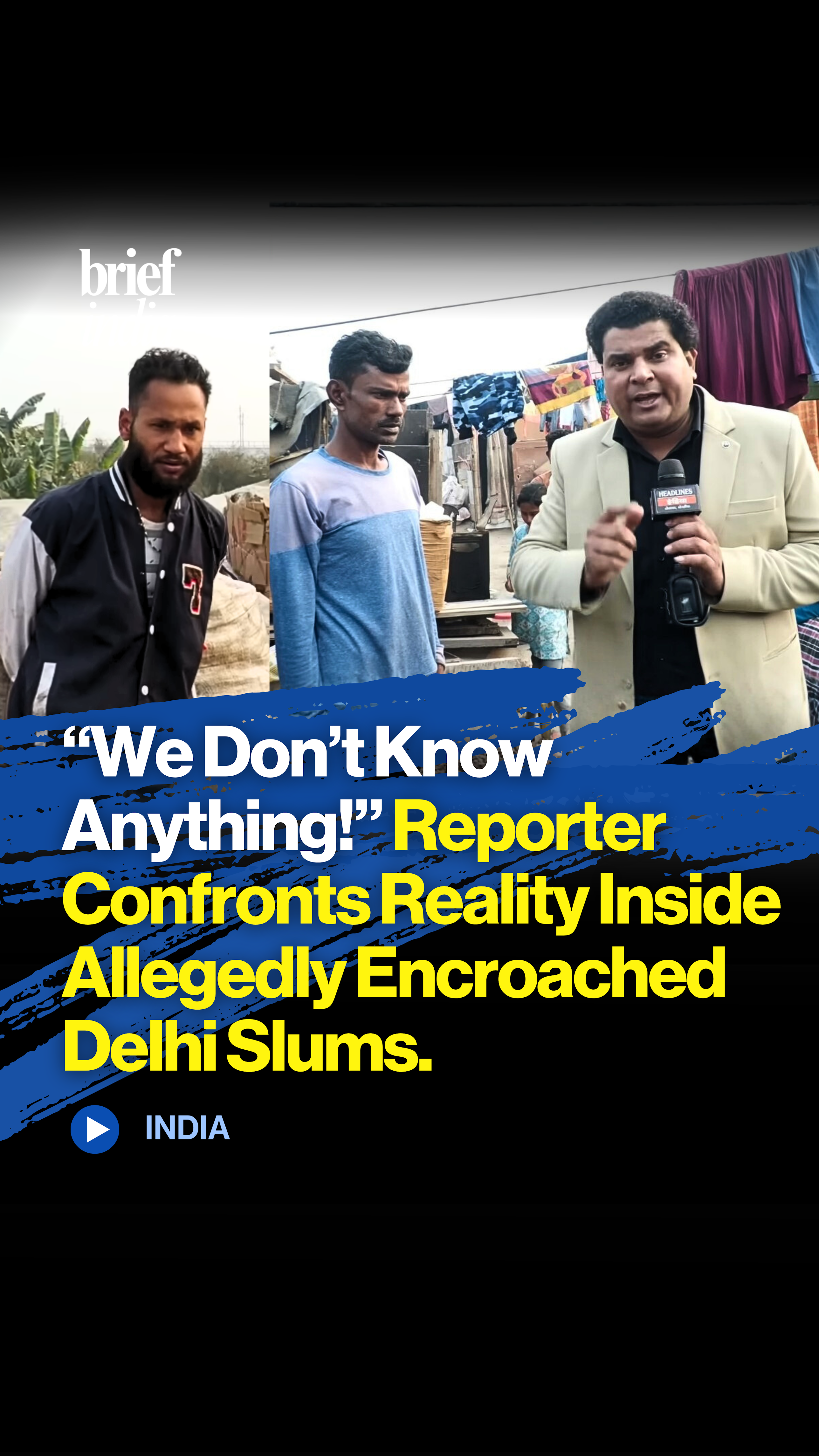 Reporter’s questions spotlight confusion inside alleged illegal slum ...