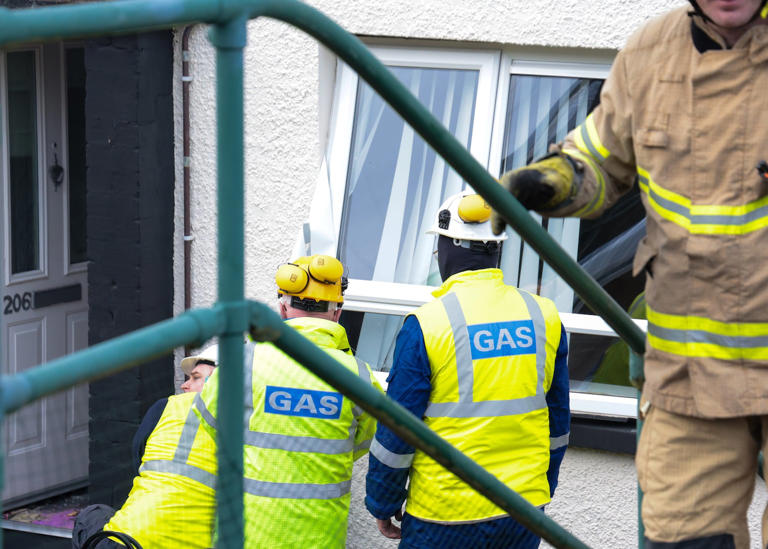 Two hospitalised after suspected gas explosion at east Belfast house