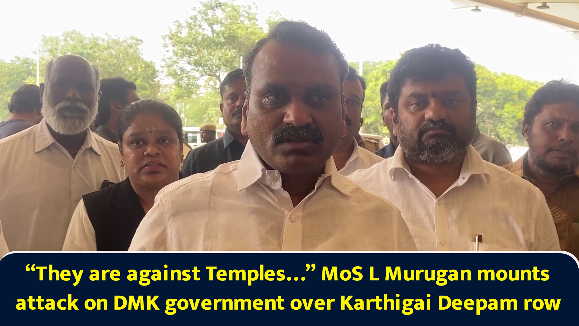 They are against temples… MoS L Murugan mounts attack on DMK government ...