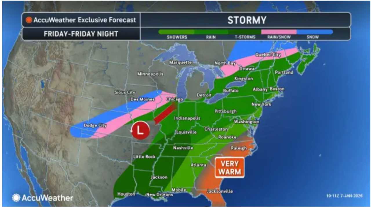 Potent new storm to hit Northeast with heavy rain, wintry mix: Here's ...