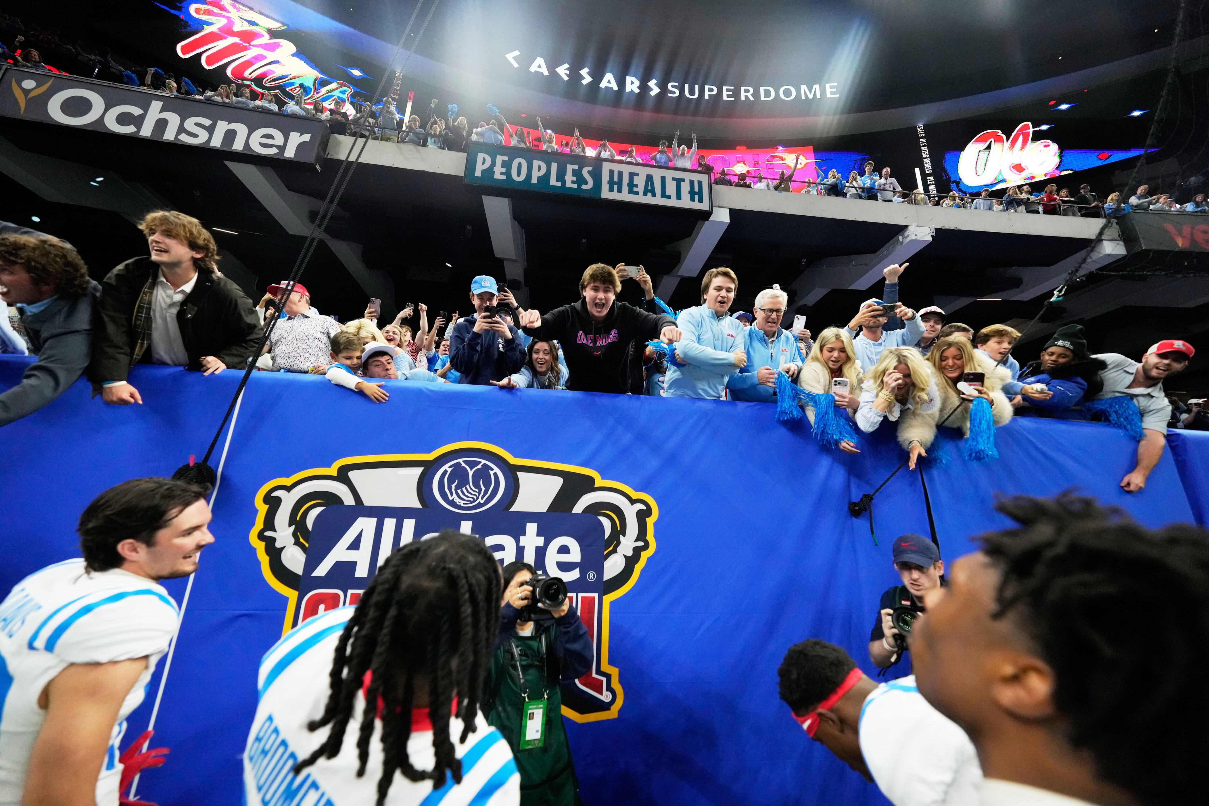 Ole Miss’s Sugar Bowl victory over Georgia averaged 18.7 million viewers