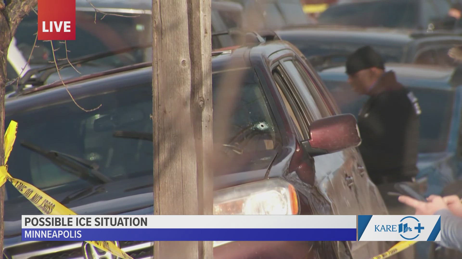 Bullet hole seen in windshield near Minneapolis ICE-related shooting ...