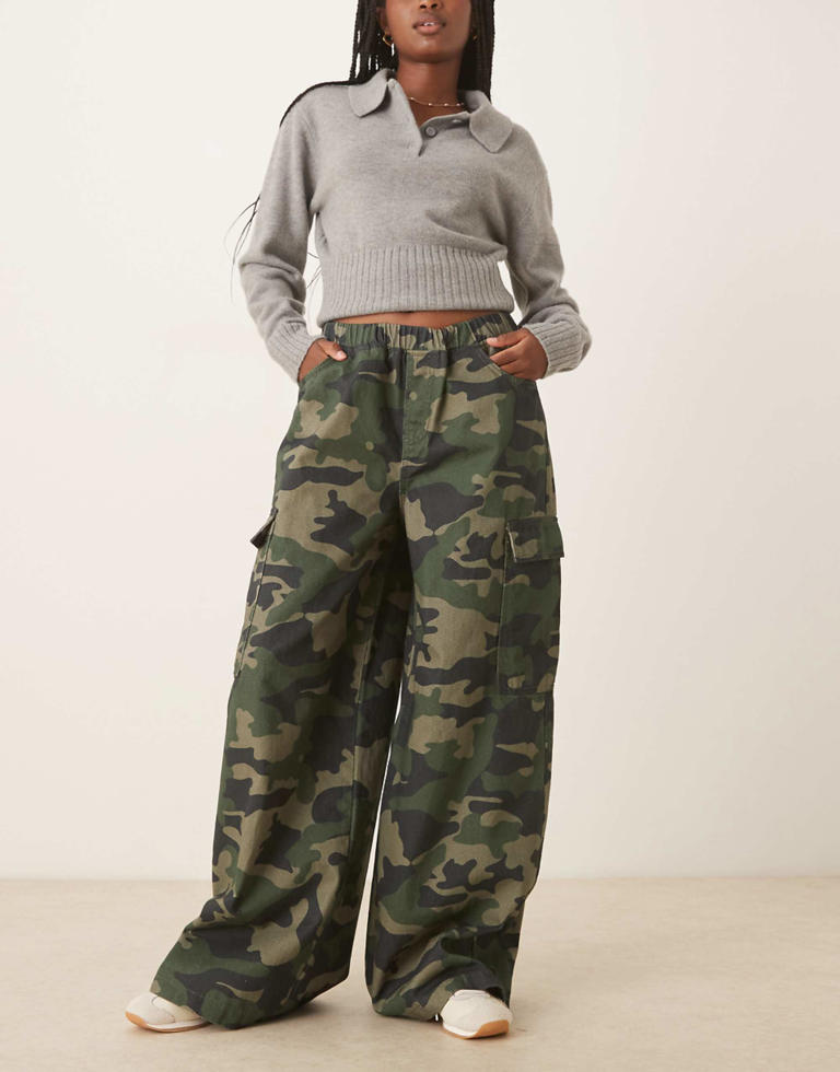 The divisive camo-print trouser trend is back—here’s why