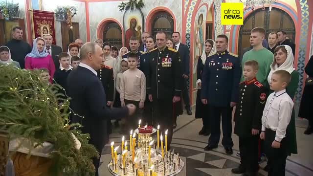 Noël orthodoxe : Poutine compare les soldats russes au rôle du Christ