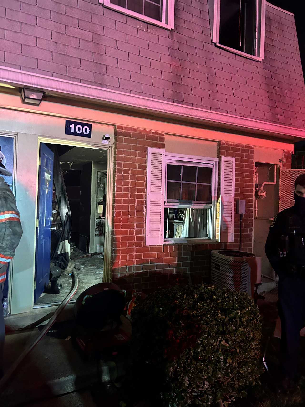 Young girl, man pulled from burning Maryland townhome in late-night fire