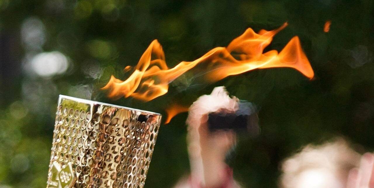 Chiavari: passa la fiamma olimpica, arrivo in Corso Valparaiso