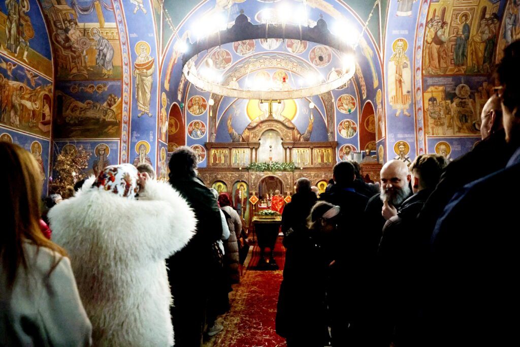 Serbian Orthodox Christians celebrate Nativity of Christ at stunning UK ...