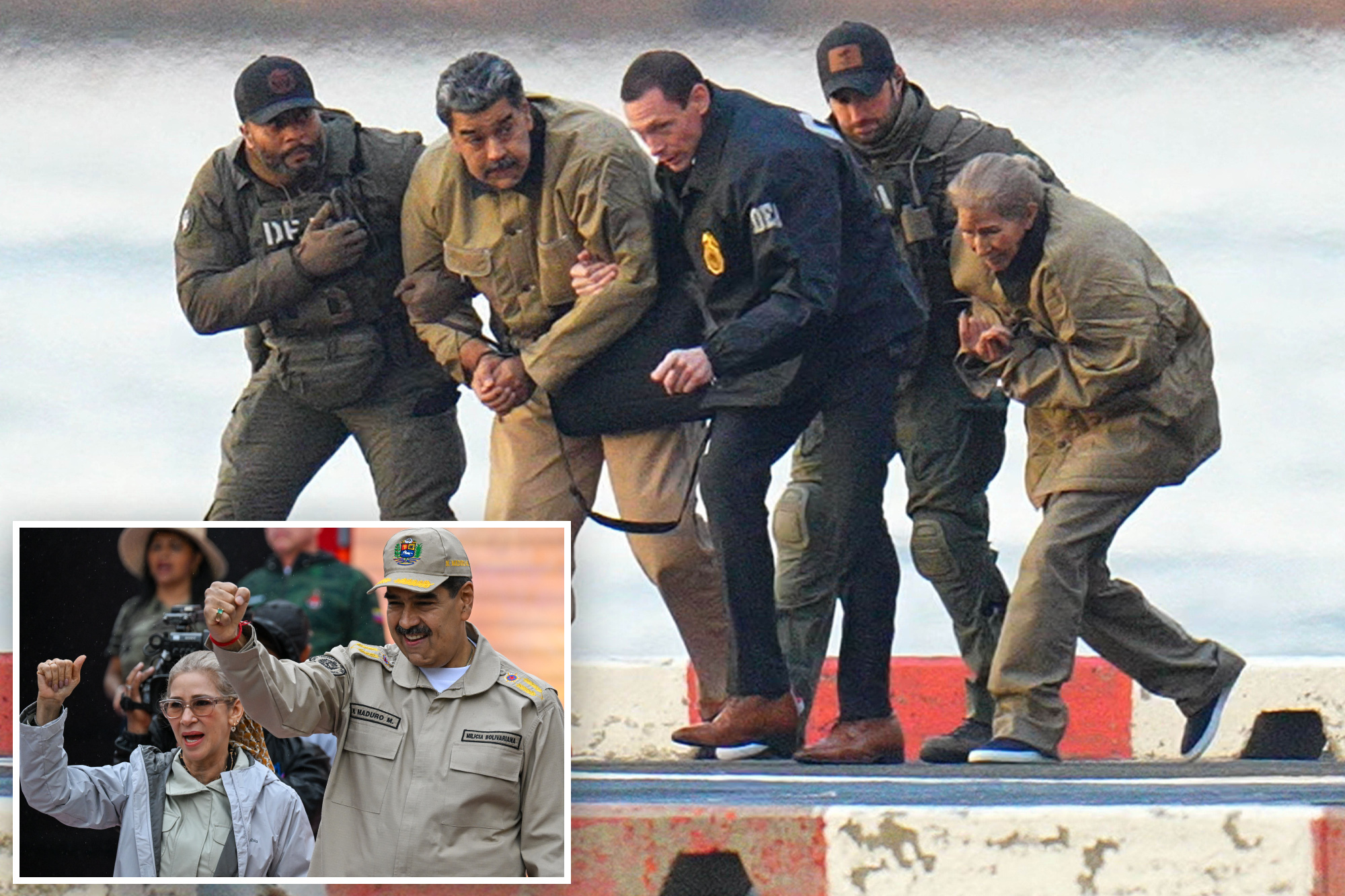 Toppled Venezuelan dictator Nicolas Maduro, wife hit their heads trying ...