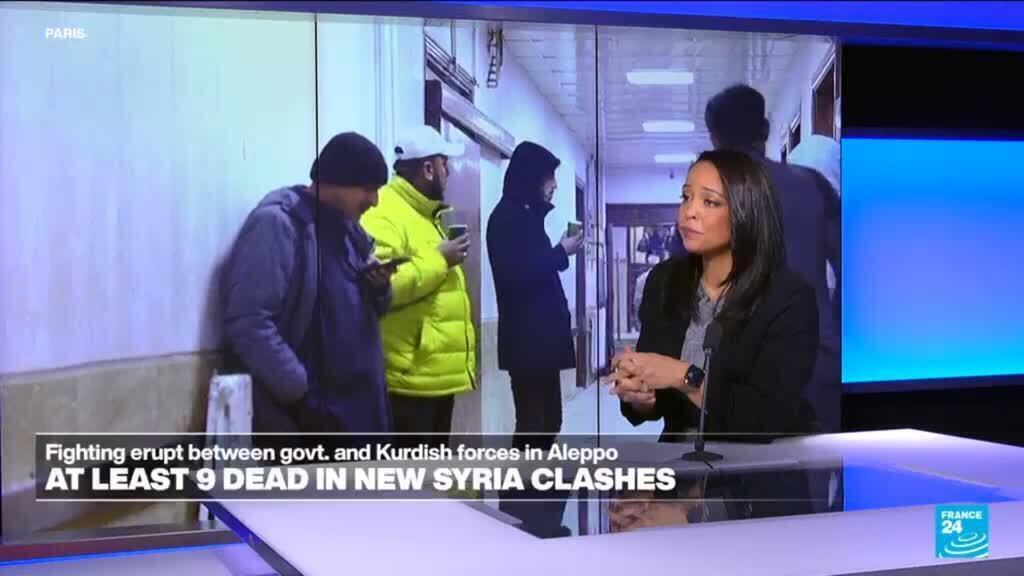 Syrian governement and Kurdish forces clash in 'worst fighting' since ...