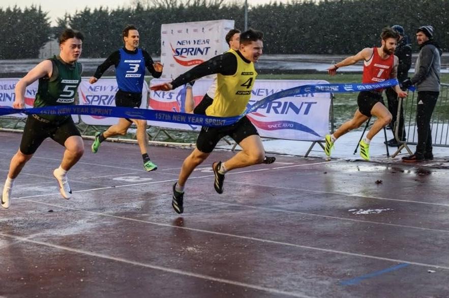 Borders running ace Danny Allison pipped in New Year Sprint 110m race