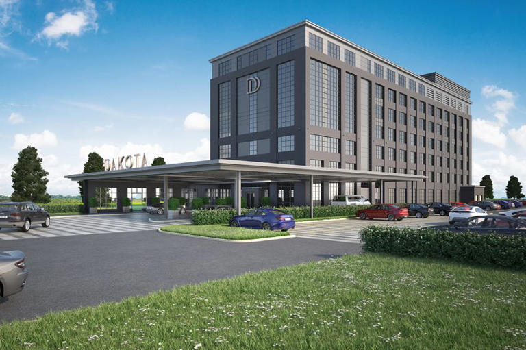 First look at new £55m Manchester Airport hotel with a champagne room ...