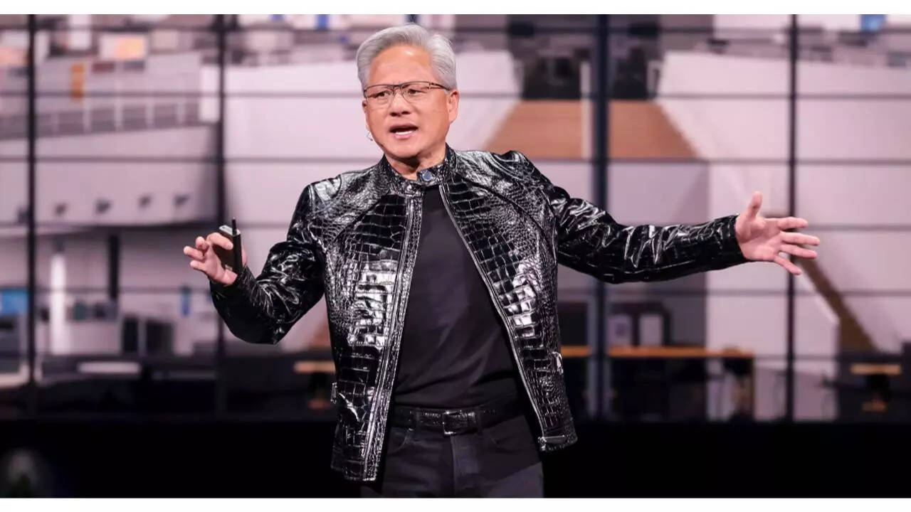 After 'surprise car announcement', Nvidia CEO Jensen Huang meets CEOs ...
