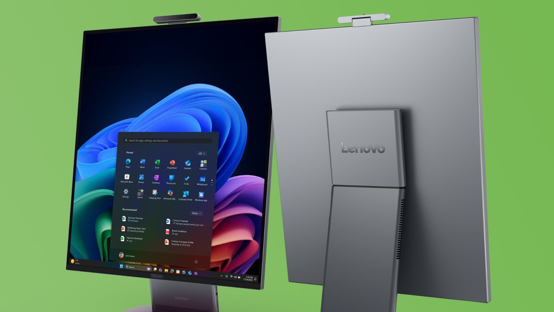 This new super-tall monitor is also a Windows PC